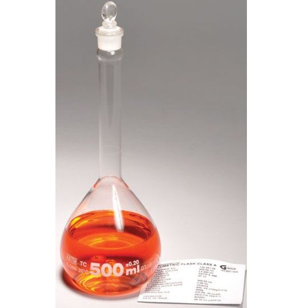 United Scientific 50 ml Volumetric Flasks, Class A, with Glass Stopper ...