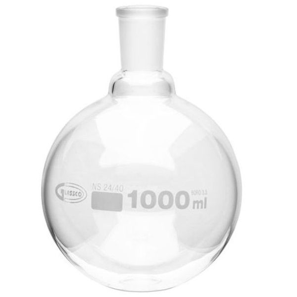 United Scientific 1000 ml Boiling Flasks, Round Bottom, Ground Glass ...
