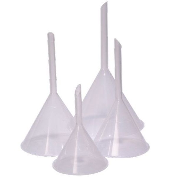 United Scientific 75 mm Funnels, Standard Stem, PP FSPP75