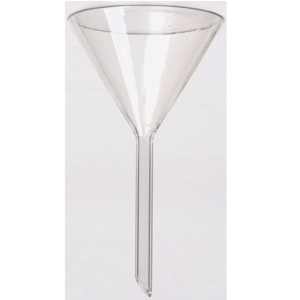 United Scientific 100 mm Funnels, Long Stem, Borosilicate Glass GF6140-100