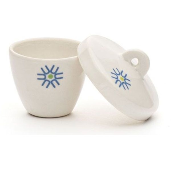 United Scientific 5 ml Crucibles, Tall Form with Cover, Porcelain (Qty ...