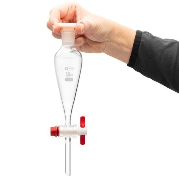 United Scientific 50 ml Separatory Funnels, Borosilicate Glass SF149-50 ...