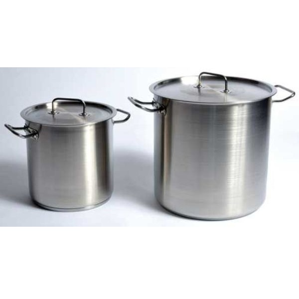 United Scientific 37 L Utility Tanks with Lid (Stock Pot), Stainless ...