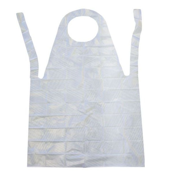 United Scientific 2 mm Apron, Plastic, Disposable Pack of 20 UNAPRON-PK/20