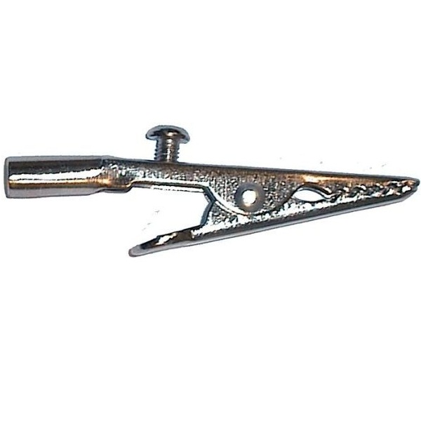 United Scientific Alligator Clips, Plain, Pack Of 100 ACLP01-PK/100
