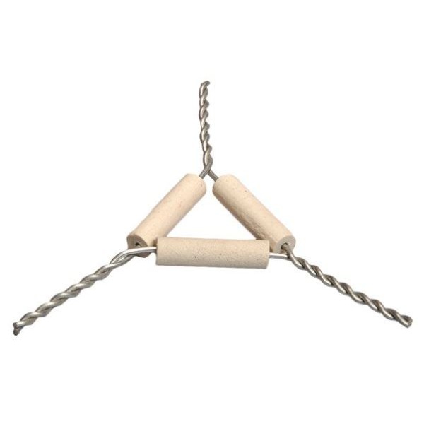 United Scientific 1 1/2" Side Length Clay Pipe Triangles CPT015 Lab ...