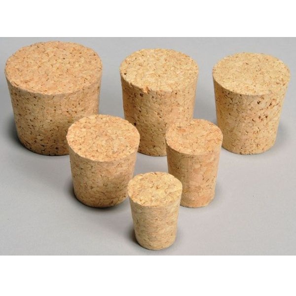 United Scientific Cork Stoppers, #000, Pack of 100 (Qty 100) CST000