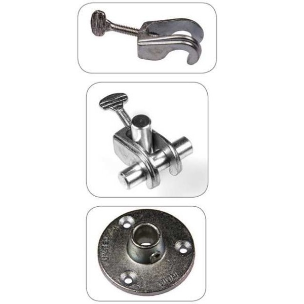 United Scientific Hook Connector, Aluminum, Lattice Lab Accessories LLSCLMP