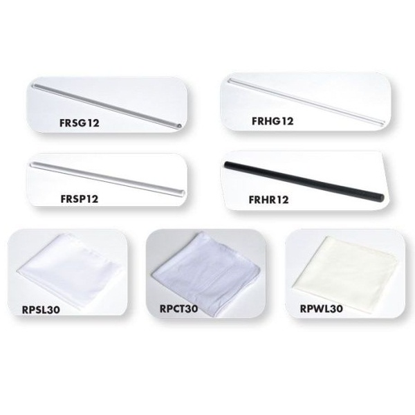 United Scientific 12" X 12" Frictional Rods and Pads, Wool RPWL30