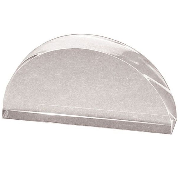 United Scientific 75mm Base, 15mm Thick Semi-Circular Lens (Qty 1) SCL075