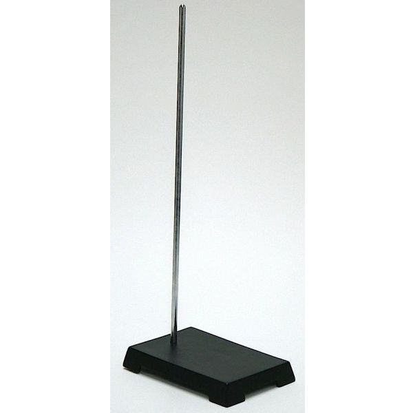 United Scientific 5" X 8" Base With 20" Rod Support Stand W/ Rod, Cast ...