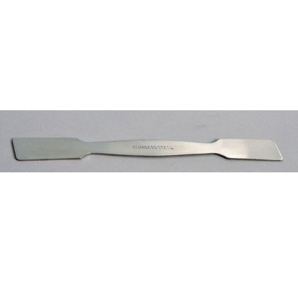 United Scientific 4" Spatula, Stainless Steel, Both Ends Flat, PK/10 SSSS04