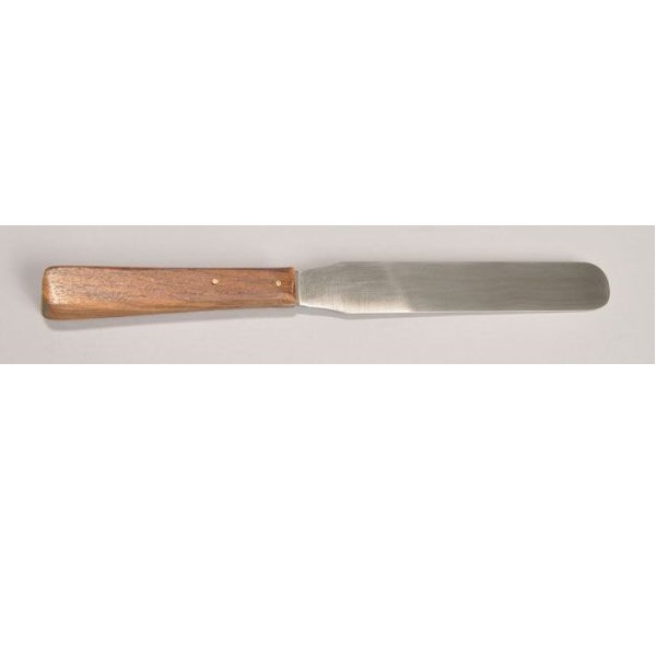 United Scientific 4" Blade Spatulas, Stainless Steel with Wooden ...