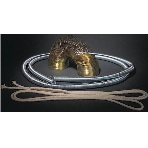 United Scientific 3/4" X 72" Wave Demonstrator Set, Spiral Spring WDS006
