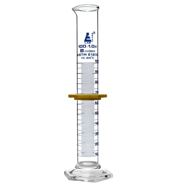 Eisco 100ml Measuring Cylinder ASTM Class B Tolerance - Borosilicate 3. ...