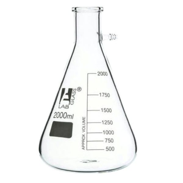 Eisco 2000ml Filtering Flask Borosilicate Glass - Conical - White ...