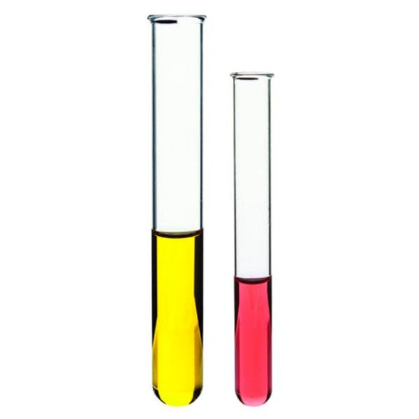 Eisco 20mL, 16x150mm 100PK Test Tubes - Light Wall, 1.2mm Thick ...