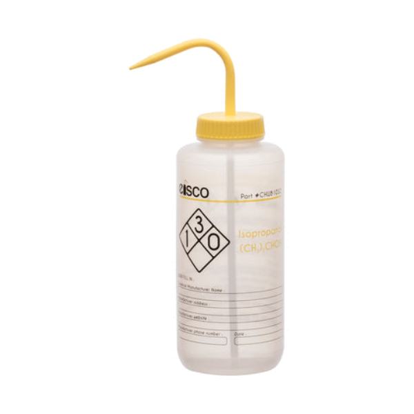 Eisco 1000 ml - Labeled Performance Plastic Wash Bottle, Isopropanol ...