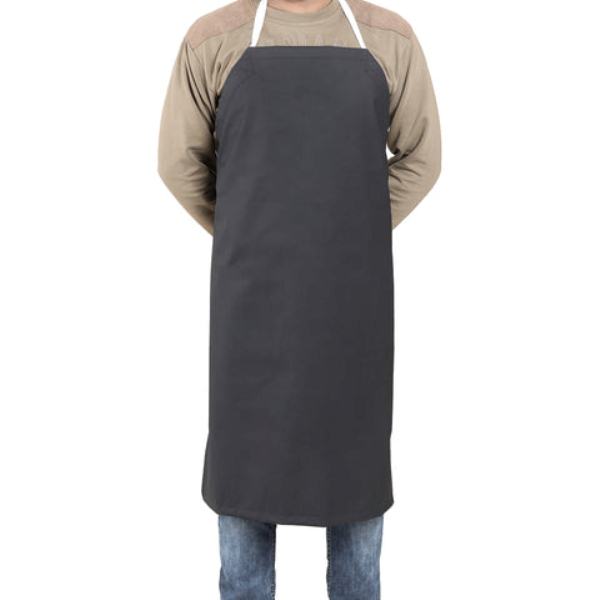 Eisco Black Rubber Vinyl Apron, Medium (27"W x 36"L) RBAPMD