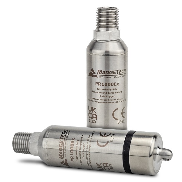Madgetech PR1000Ex-100A Pressure And Temperature Data Logger With NPT ...