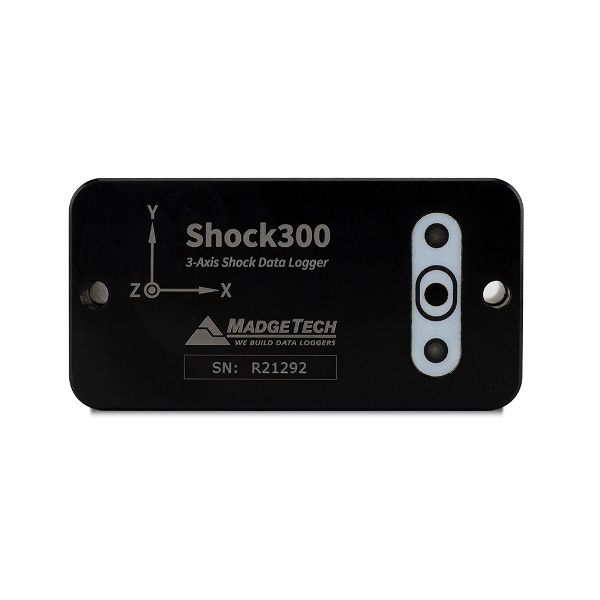 Madgetech Shock300 Compact Tri-Axial Shock Data Logger With Three Built ...