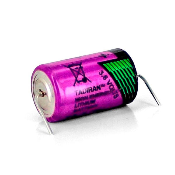 Madgetech TL-2150 LITHIUM BATTERY 3.6V Lithium Battery, 1/2 AA, Axial ...