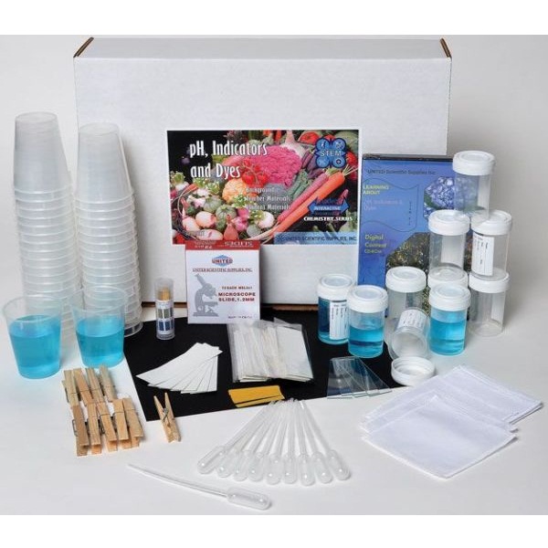United Scientific pH, Indicators and Dyes STEM Kit AISPHKIT Lab ...