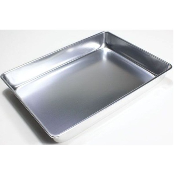 United Scientific 11.25" X 7.5" X 1.5" Dissecting Pan, Aluminum DSPA01