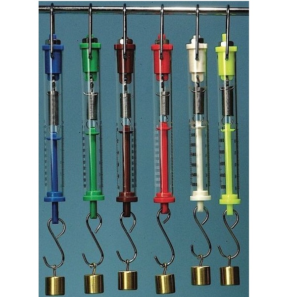 United Scientific Spring Scales, Clear Plastic, Set Of 6 SBTSET6