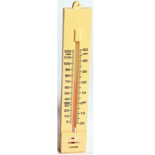 United Scientific Wall Thermometer on Plastic Base (Qty 1) THWP01