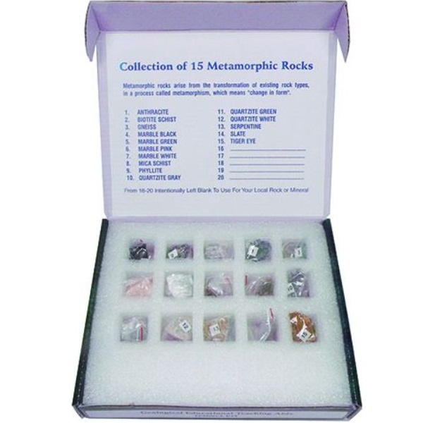 United Scientific Metamorphic Rock Set Of 15 UNMETRC01 Lab Equipment ...