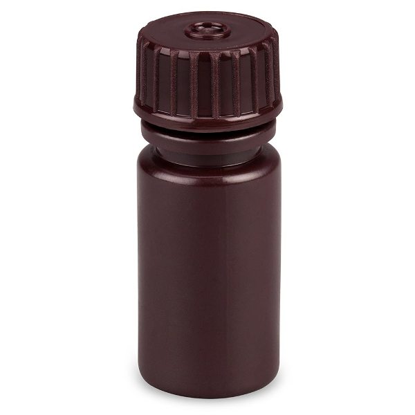 Globe Scientific 4mL Diamond Essentials Bottle HDPE with Amber PP ...