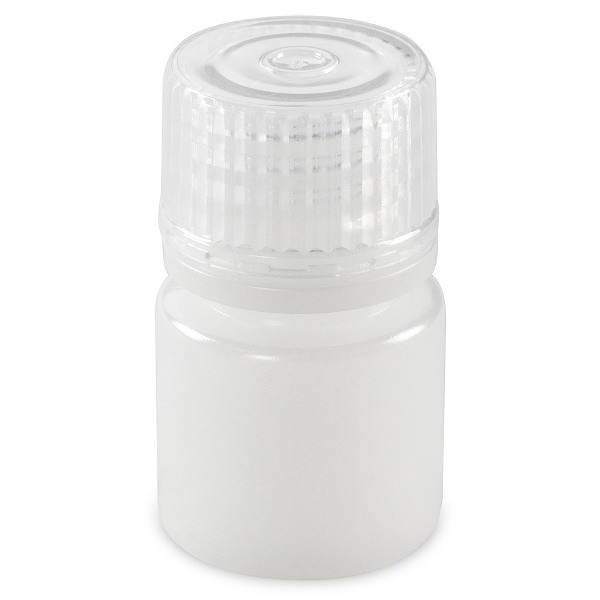 Globe Scientific 8mL Diamond Essentials Bottle, Boston Round HDPE with ...
