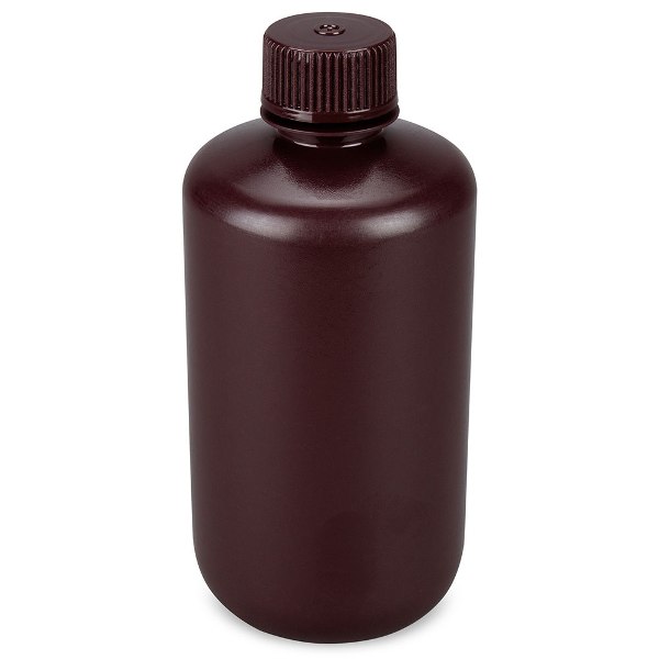 Globe Scientific 250mL Diamond Essentials Bottle HDPE with Amber PP ...