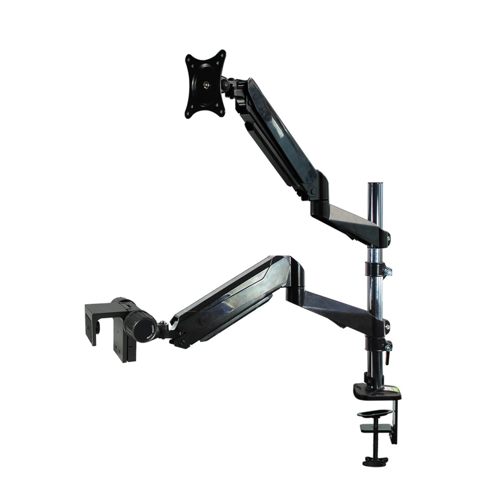 Opti-Vision Microscope Monitor Dual Arm Stand, Post Clamp, N Adapter ...