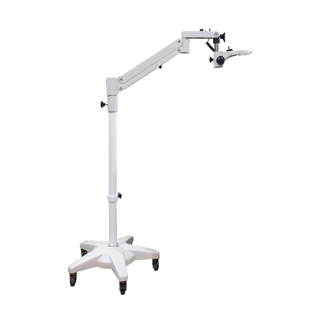 Opti-Vision Surgical Microscope Floor Stand with Pneumatic Arm and 76mm ...
