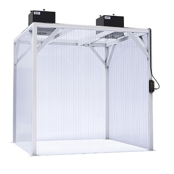 SAS Heavy-Duty Steel Framed Walk-In Fume Hoods SS-400-DCH-C-HD Lab ...