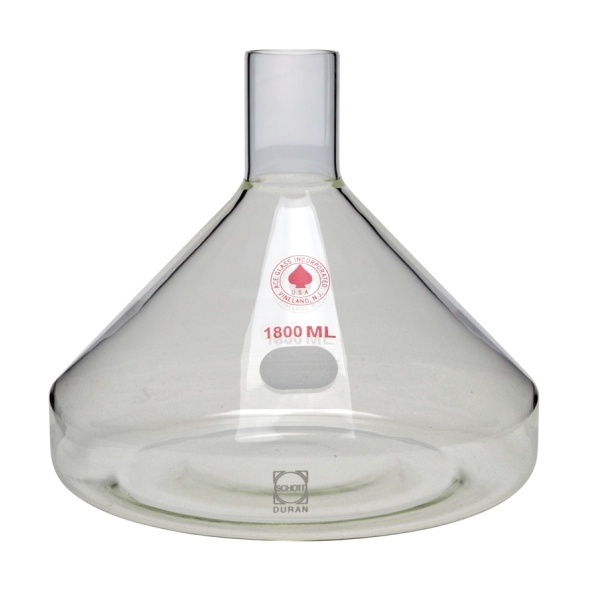 Ace Glass Flask, Fernbach, 1800ml, No Baffles, 38mm Plain Neck, cs/3 ...