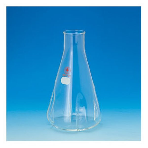 Ace Glass Flask, Trypsinizing, 700ml, Baffled, #7 Stopper Size Beaded ...