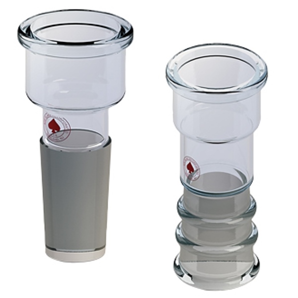 Ace Glass 45/50 Outer Joint To 1 1/2in. Beaded Pipe Adapter 5003-62