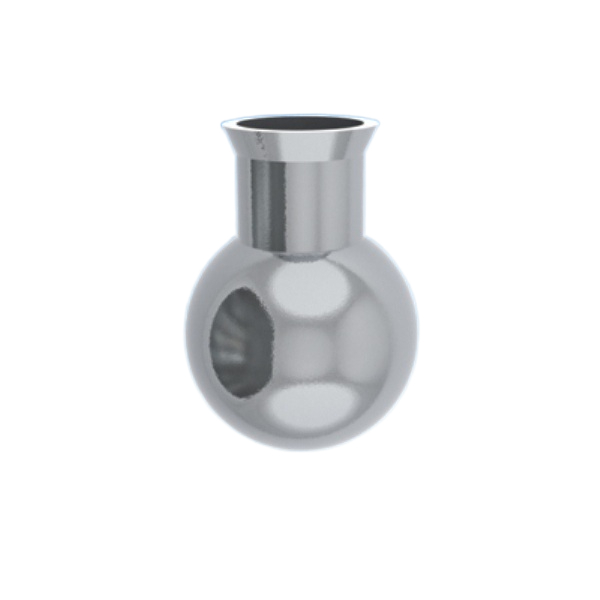 Ace Glass Flask, Spherical, 316 Stainless Steel, 4in, 12L 6498-22