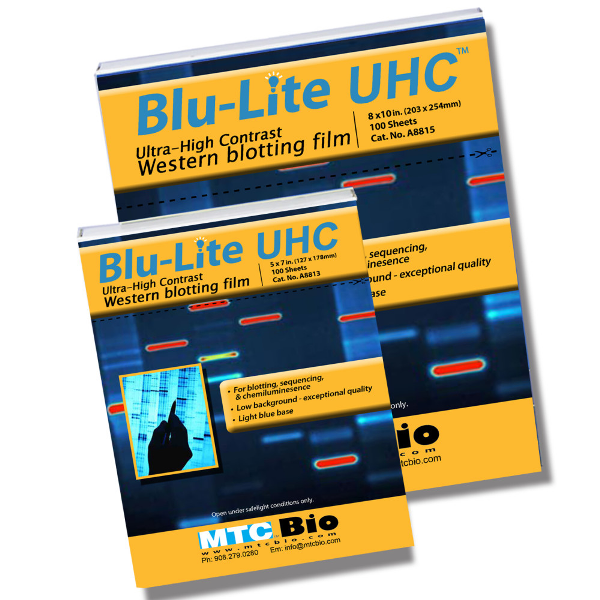 Mtc Bio BluLite 8x10" Autoradiography Film PK/100 A8815 Lab Equipment ...