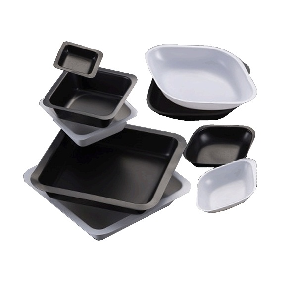 Mtc Bio 250ml, 140 x 140mm Black Weigh Boats PK/500 B6003B