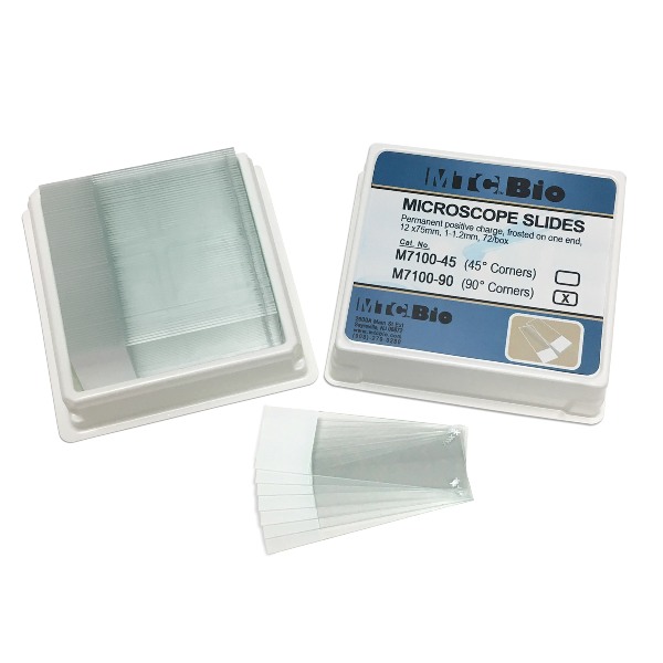 Mtc Bio 90° Positive, Microscope Slides PK/72 M7100-90 Lab Equipment ...