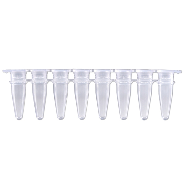 Mtc Bio 0.2mL PCR Strip Tubes, Separate Flat Caps PK/120 P3010-S