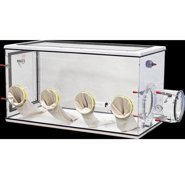 Plas-Labs 60"W x 29"D x 32"H Glove Boxes 810-SG40