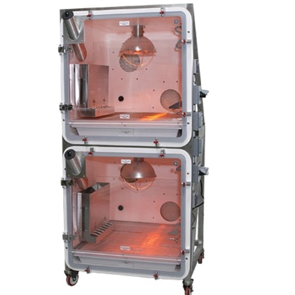 Plas-Labs 30" x 30" x 30" Poultry Isolators FIC-30-1-PIU
