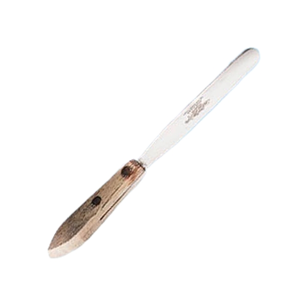 Ace Glass Spatula, Stainless Steel, Wood Handle, Overall Length 188mm ...