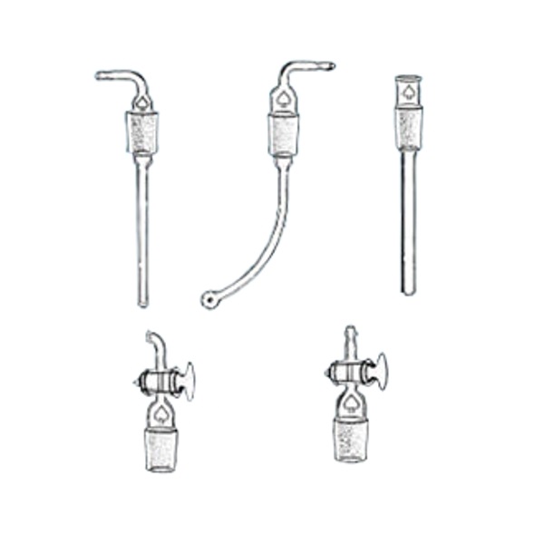 Ace Glass 24/40 Outlet Stopcock Flask Adapter With Bent Tip 5295-18