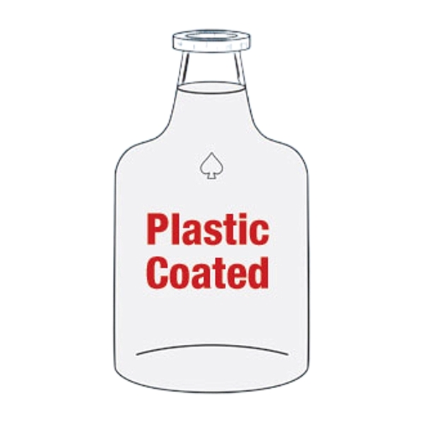 Ace Glass 13.2L Solution Bottle Plastic Coated 5393-07